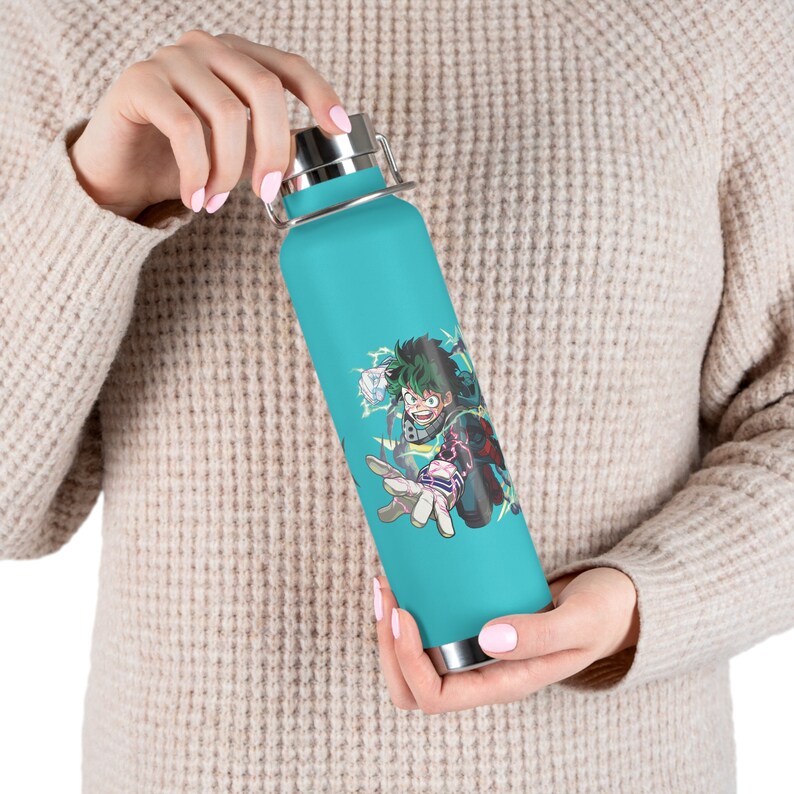 My Hero Academia Deku Water Bottle Anime MHA - Etsy