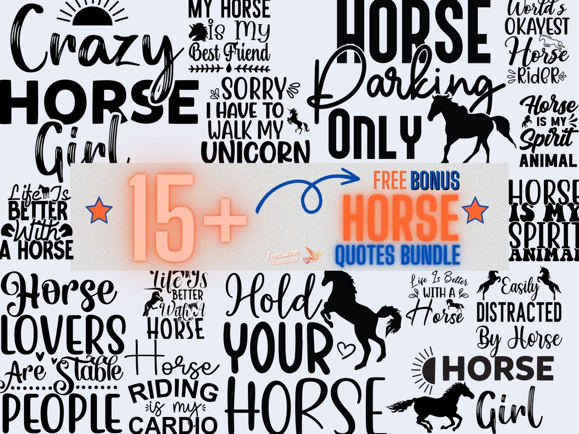 Horse Svg Horse Svg Bundle Equestrian Svg Horse Silhouette - Etsy