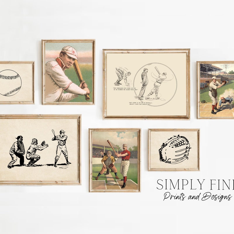 Baseball Prints - Etsy