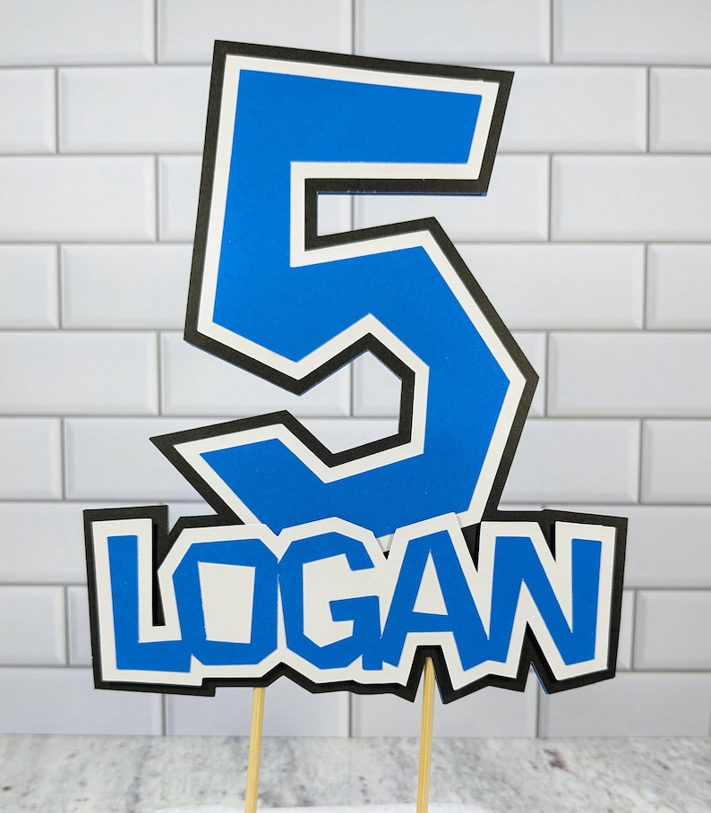 Personalized Birthday Cake Topper Kids Birthday Choose Name - Etsy