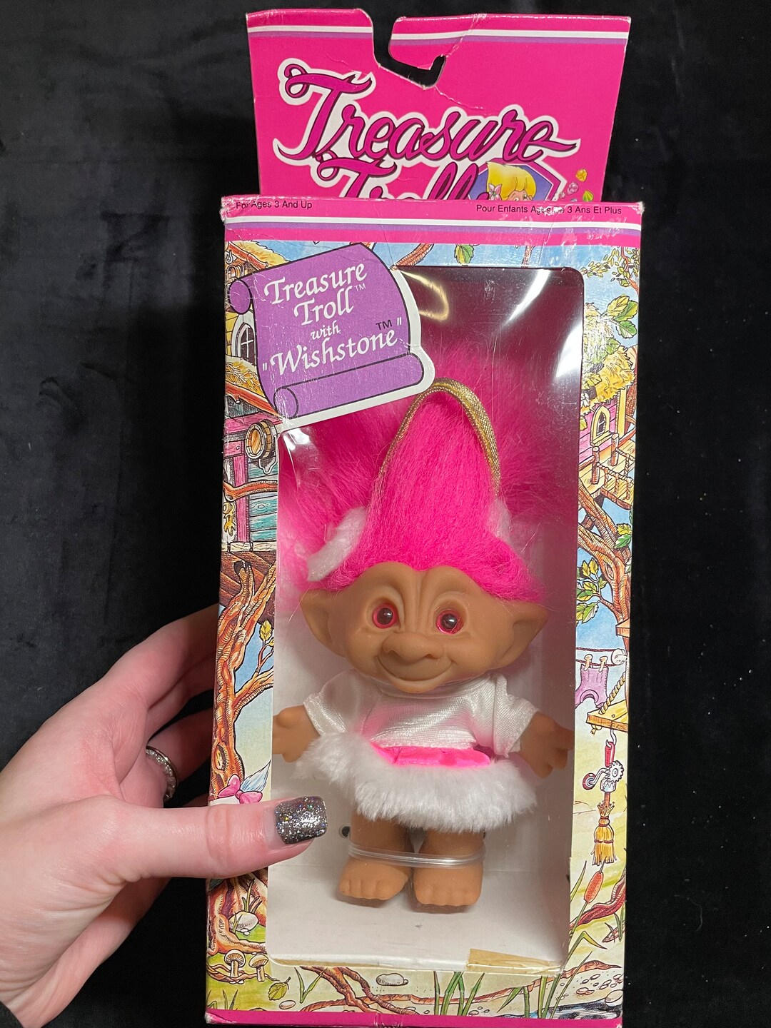 New in Opened Box Vintage Treasure Troll With Wishstone Toy - Etsy