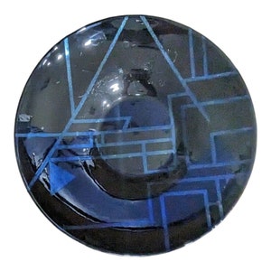 Patty Slowsky Studio Art Glass Bowl Large 18 Vintage Jane Slowsky ...