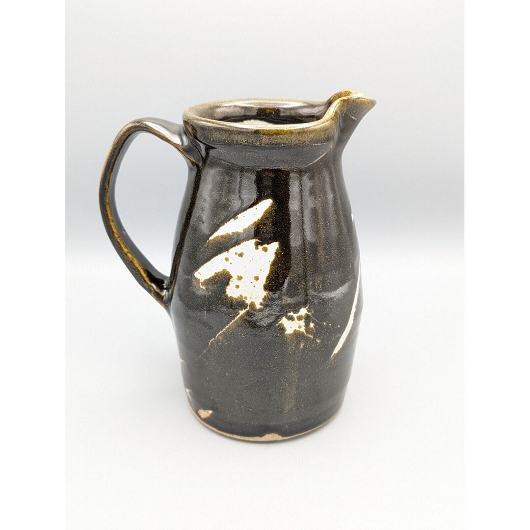 Vintage MCM Pitcher Japanese Style Studio Art Pottery Hamada Leach ...
