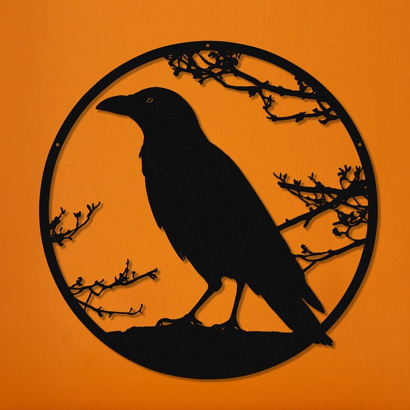 Crow Wall Art - Etsy