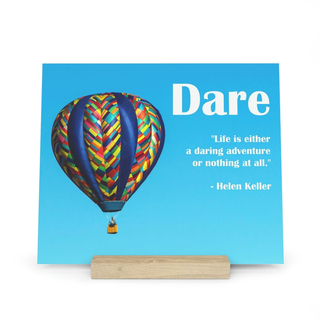 Bold and Inspirational Gallery Board With Stand. Lovely Photo - Etsy