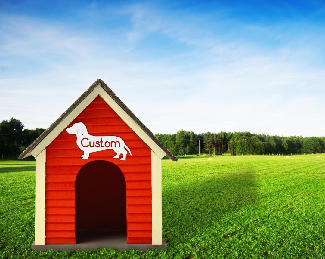 Personalized Metal Dachshund Dog Sign-customizable Weiner Dog Sign ...