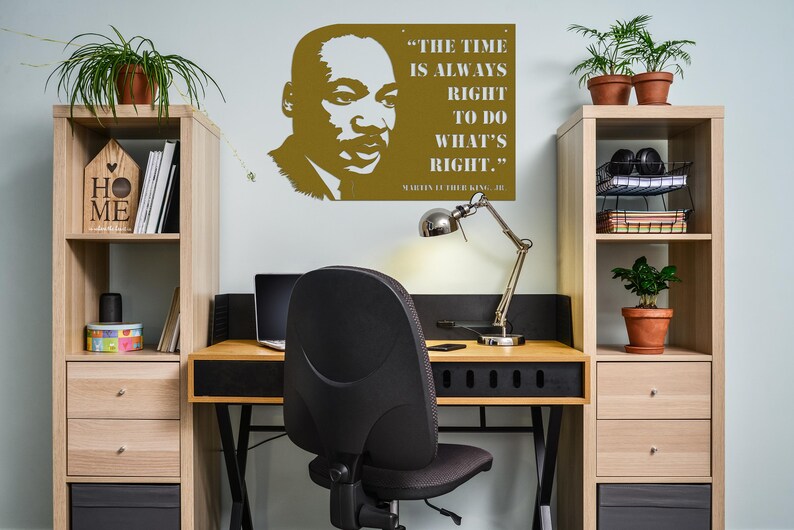 Martin Luther King, Jr. Inspirational Quote Metal Sign-laser Cut Metal ...