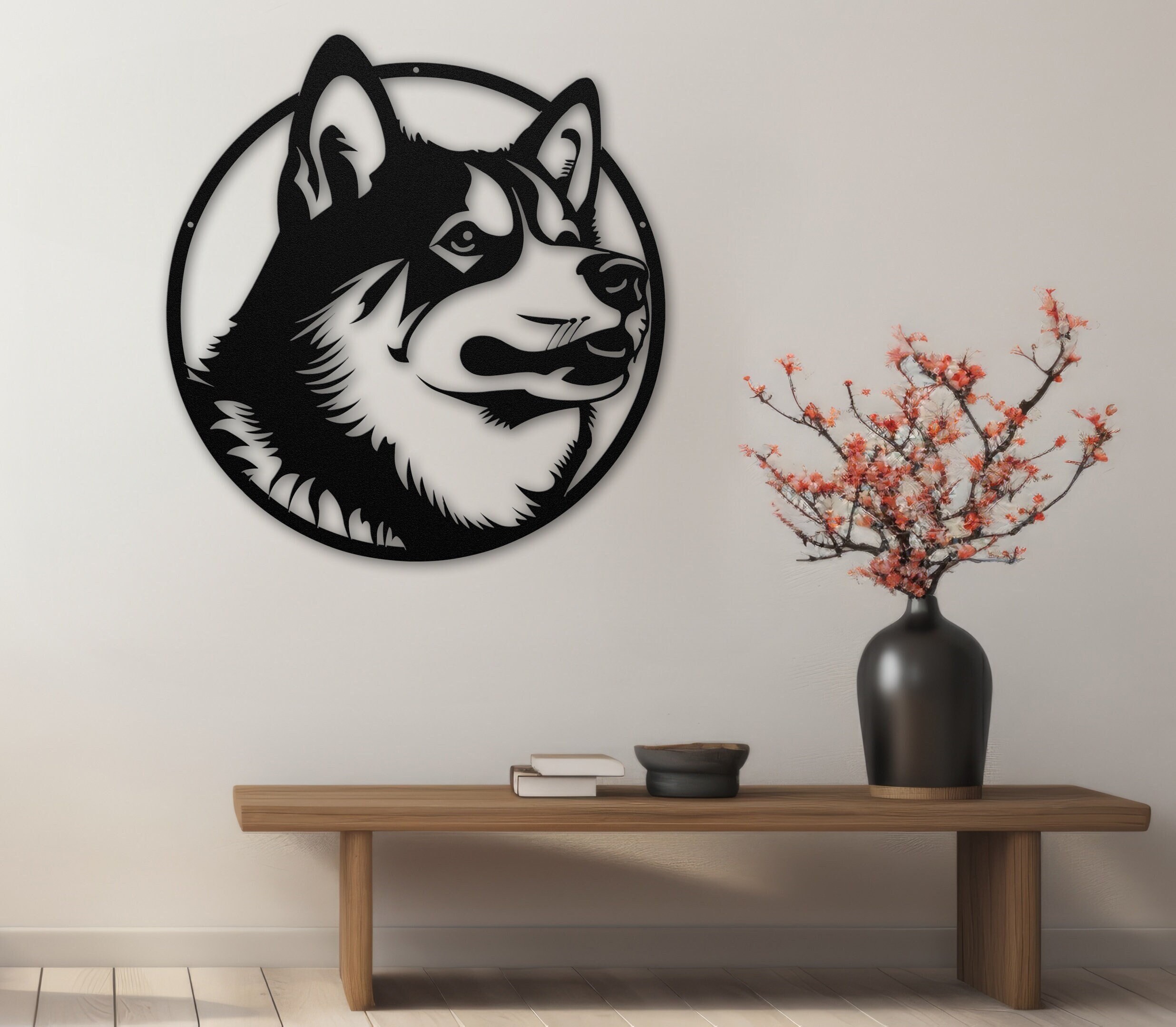 Metal Siberian Husky is A Unique Dog Gift for Your Favorite Pet Lover ...