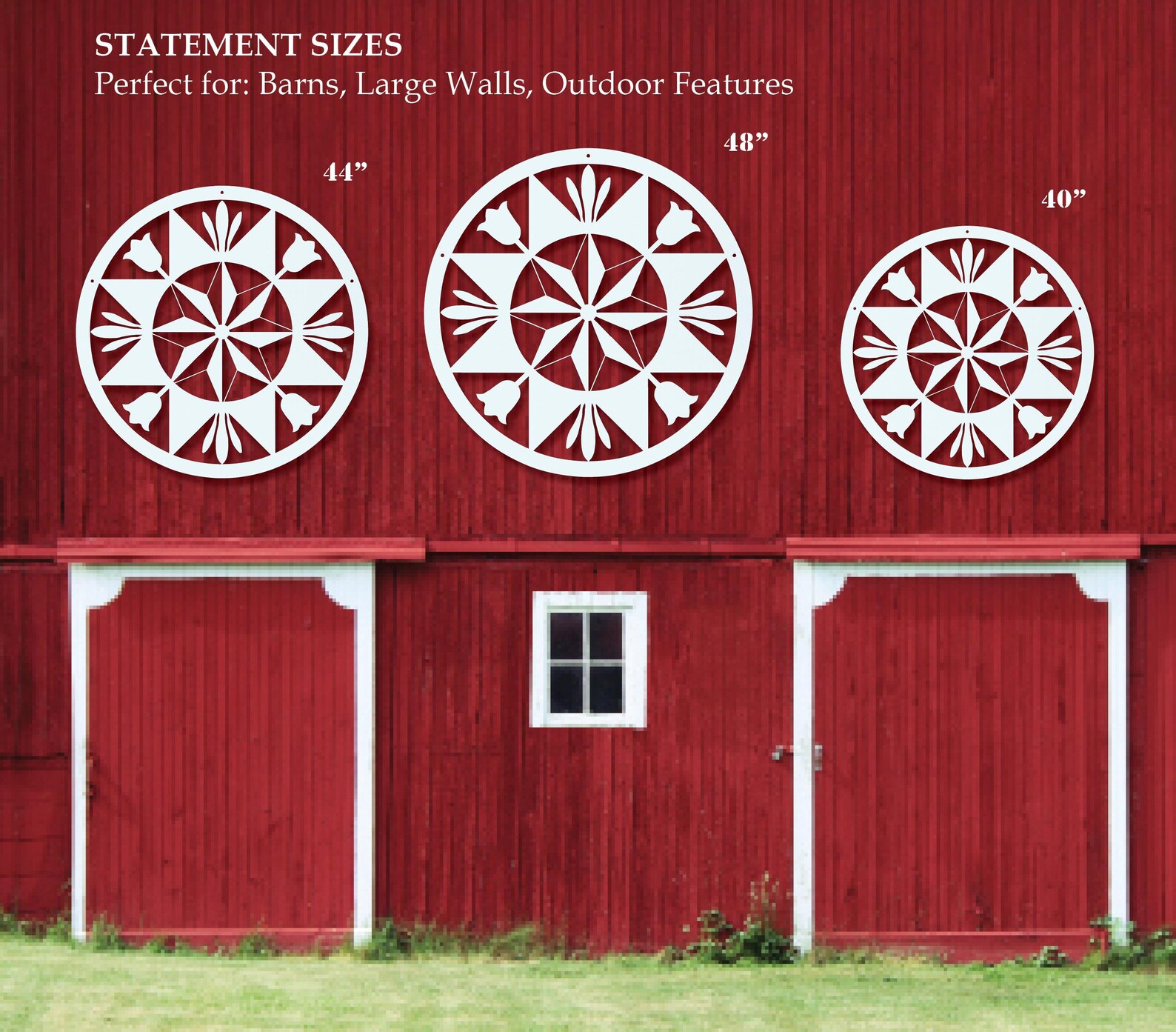 Metal Amish Hex Sign-modern Farmhouse-amish Barn Star-pa Dutch Folk Art ...