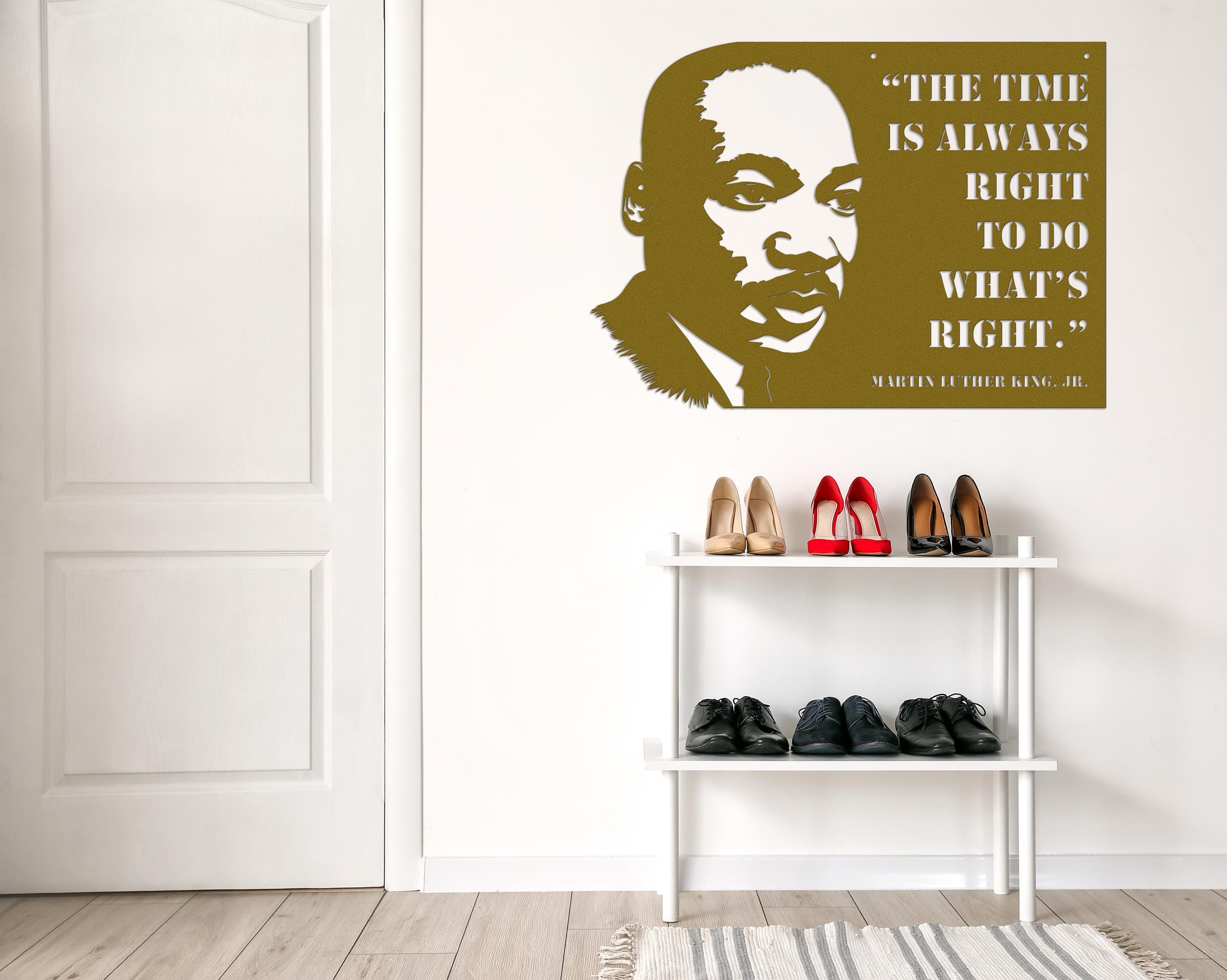 Martin Luther King, Jr. Inspirational Quote Metal Sign-laser Cut Metal ...