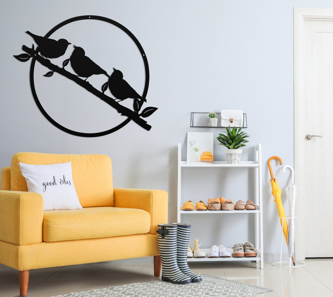 Die Cut Metal Finch Art is Patterned After My Backyard Birds. This ...