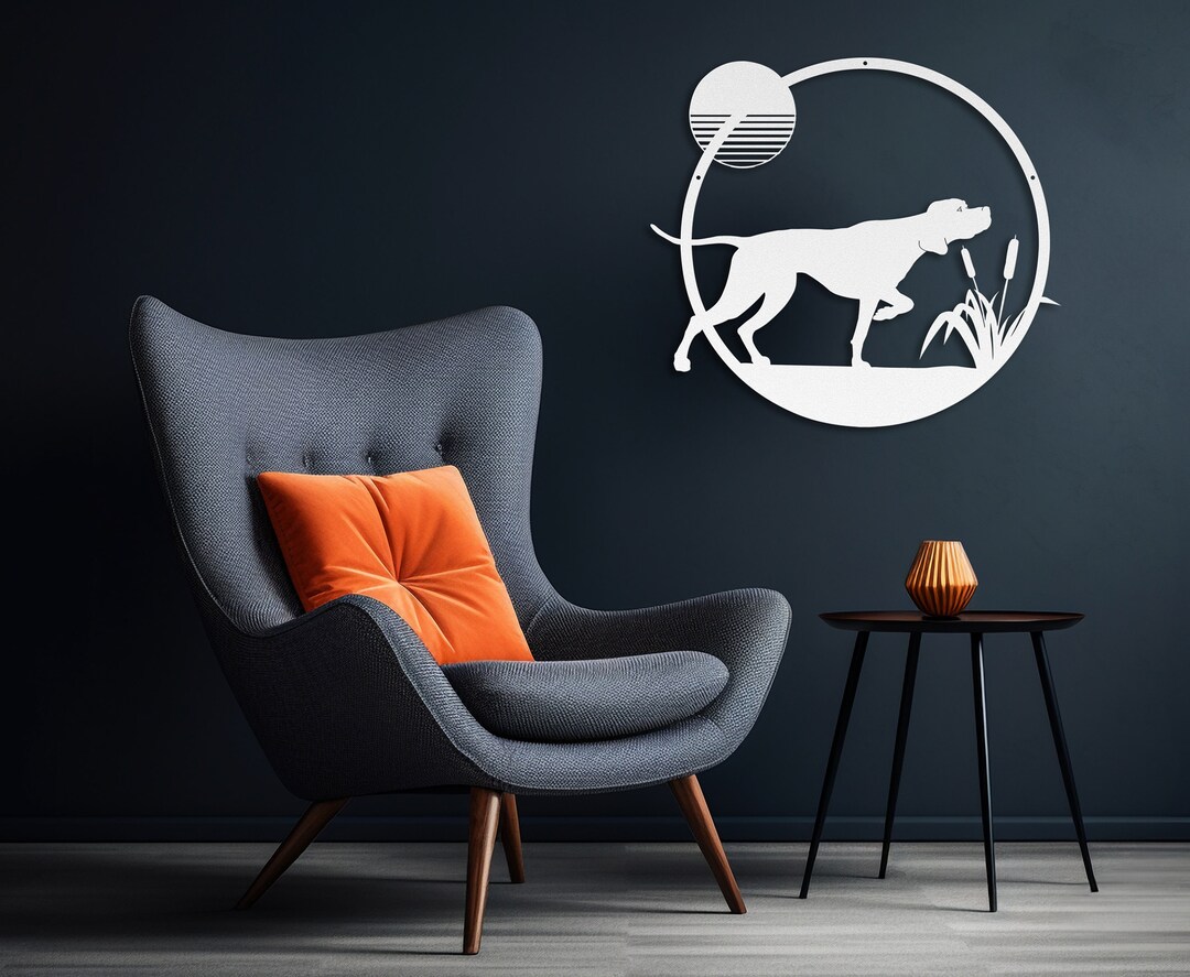 English Pointer Die Cut Metal Wall Art - Dog Lover Gift-indoor/outdoor ...