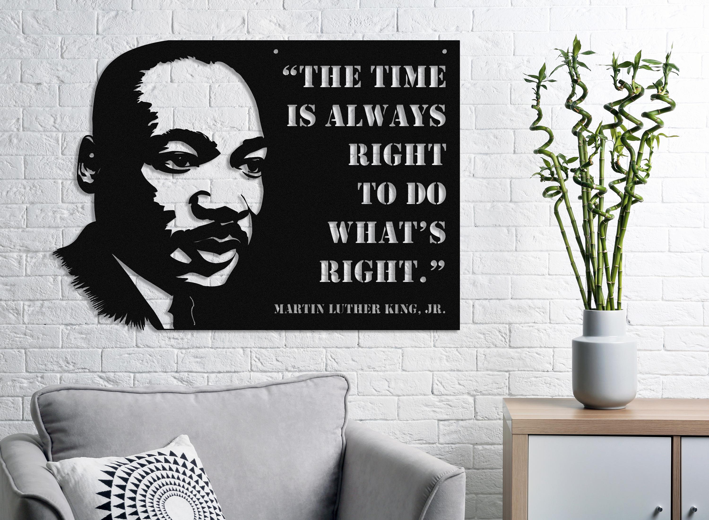 Martin Luther King, Jr. Inspirational Quote Metal Sign-laser Cut Metal ...
