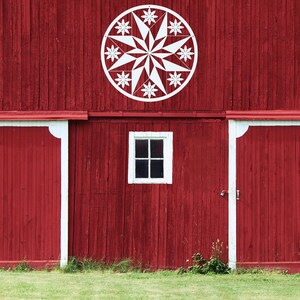 Metal Amish Hex Sign-modern Farmhouse-amish Barn Star-pa Dutch Folk Art ...