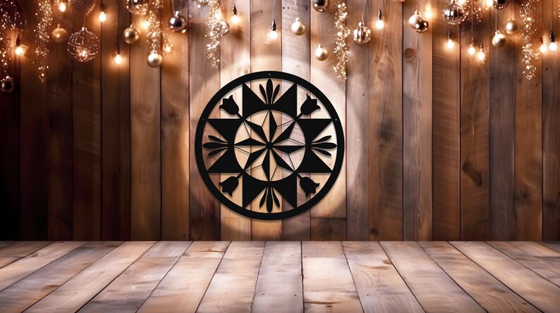 Die-cut Metal Amish Hex Sign for Your Modern Farmhouse or Barn Star PA ...