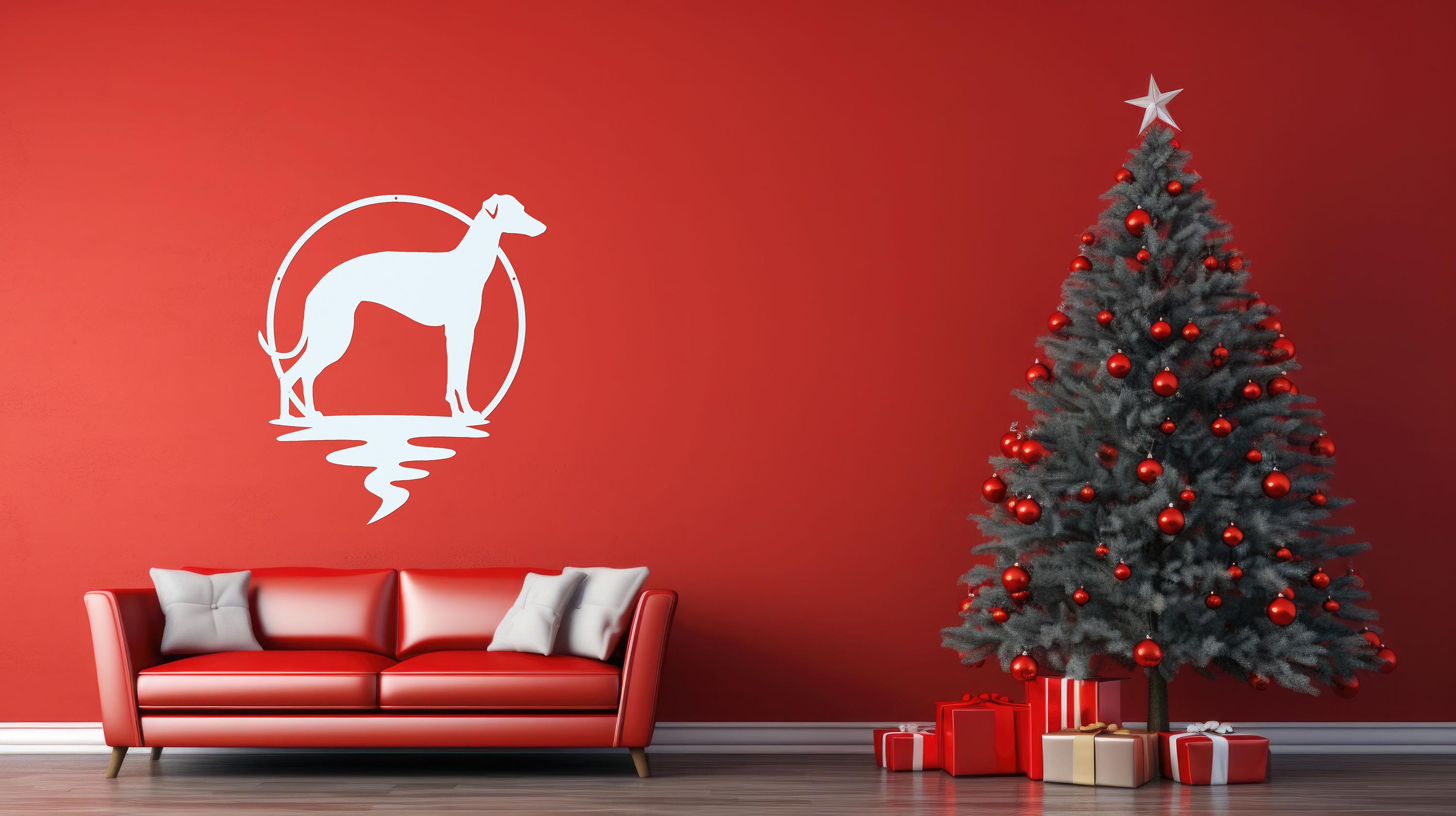 English Greyhound Laser Cut Metal Sign-dog Lover Christmas Gift ...