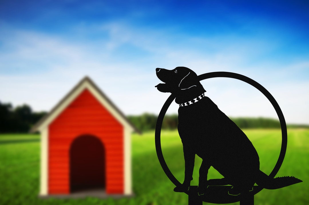 Labrador Retriever Metal Garden Sign-black Labrador or Brown Labrador ...