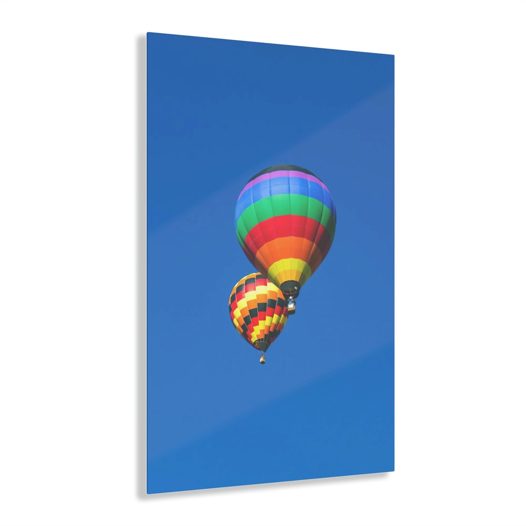 Hot Air Balloon Fiesta Wall Art With Two Bright and Beautiful - Etsy