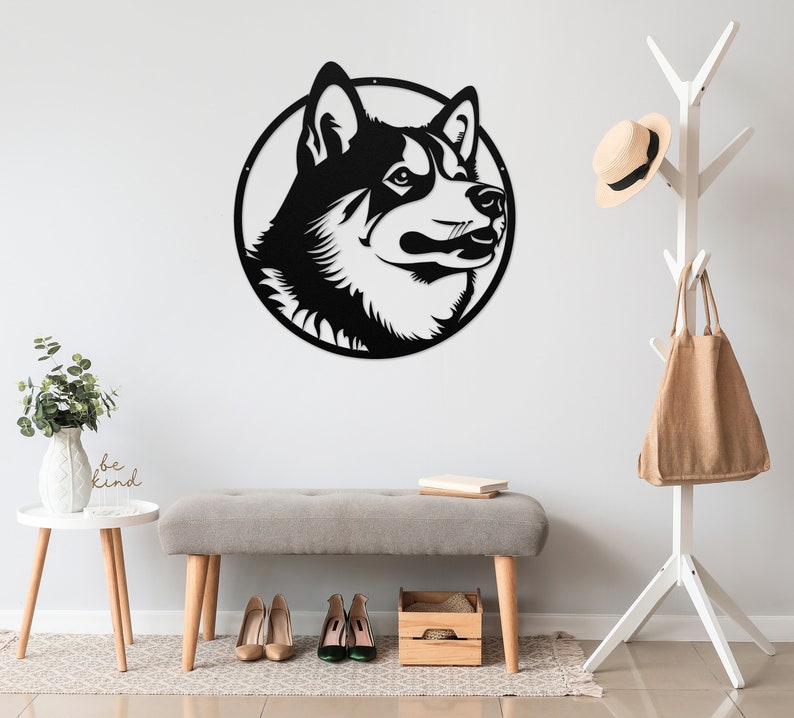 Metal Siberian Husky is A Unique Dog Gift for Your Favorite Pet Lover ...