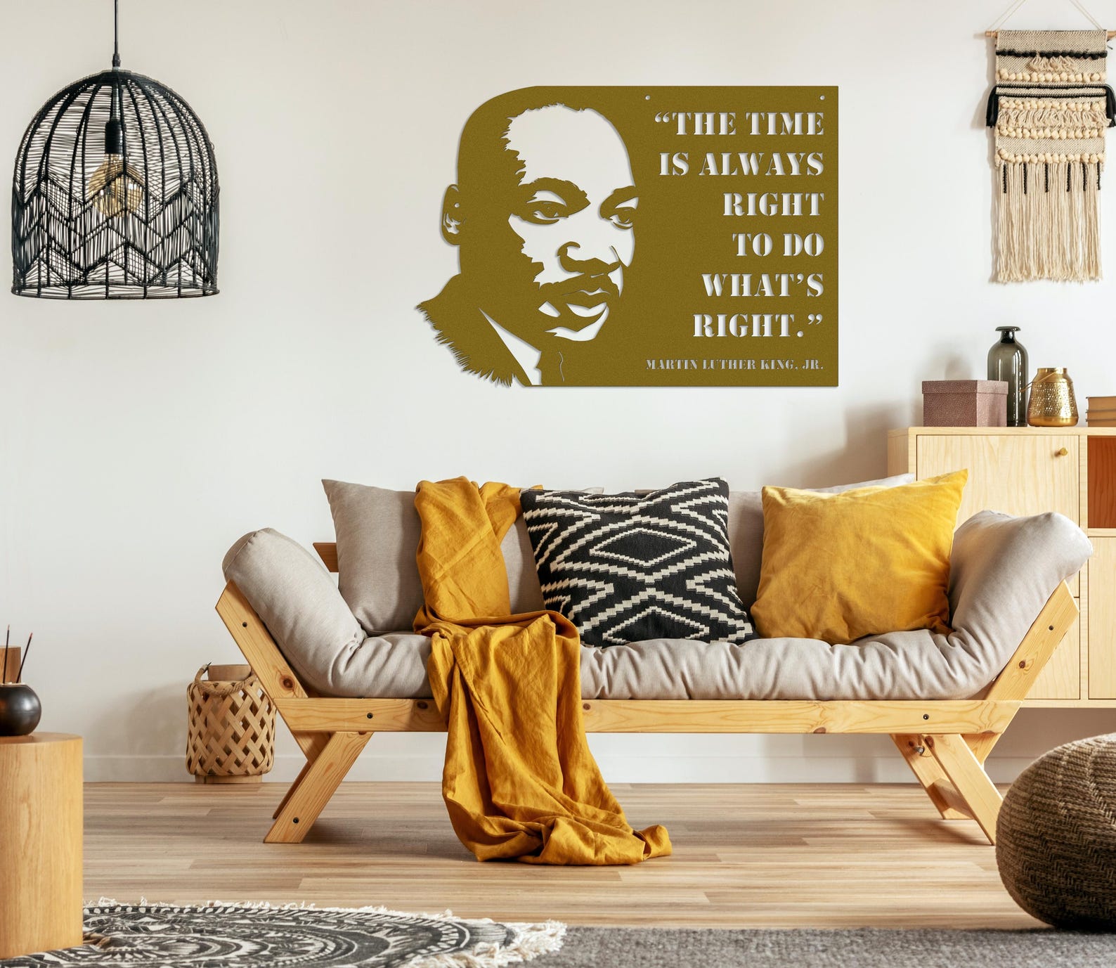 Martin Luther King, Jr. Inspirational Quote Metal Sign-laser Cut Metal ...