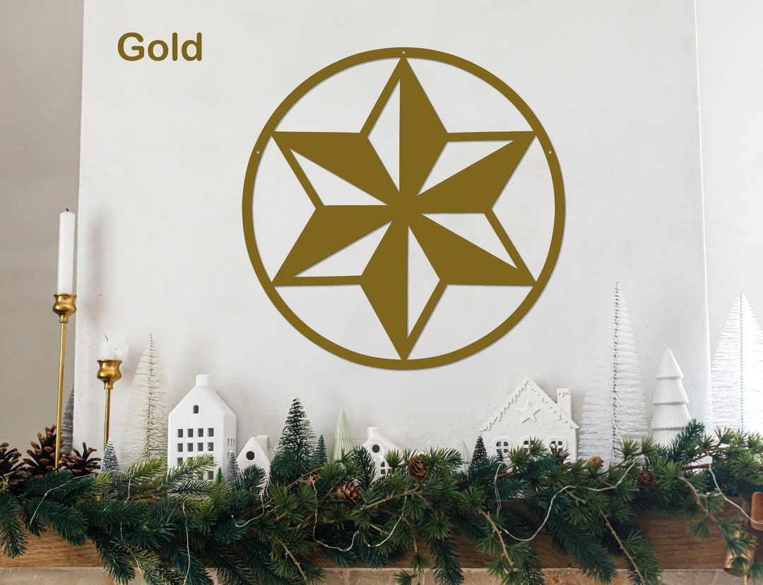 Laser-cut Star of David Wall Art-metal Magen David Art-lovely and ...