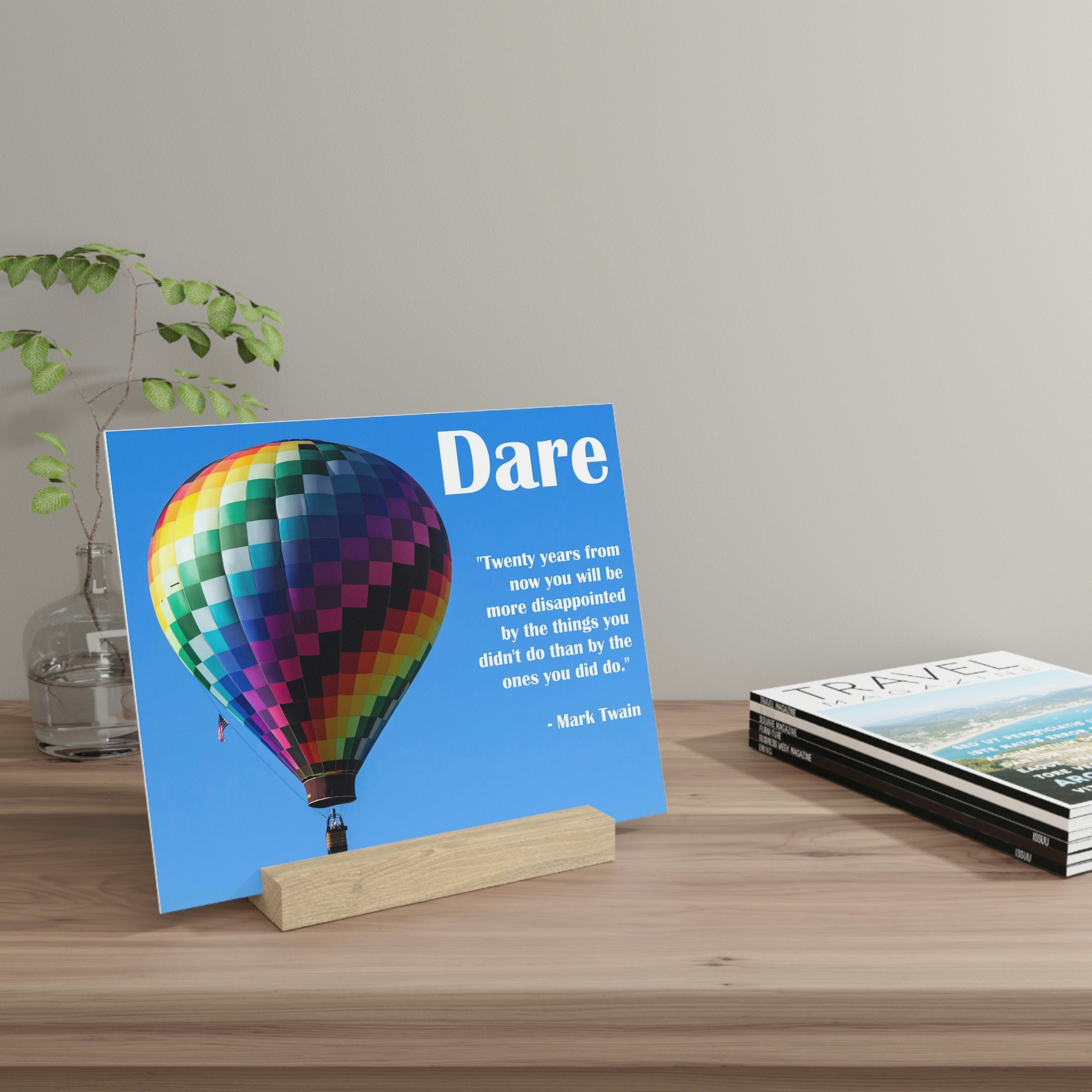 Beautiful and Inspirational Gallery Board With Stand. Lovely Photo and ...