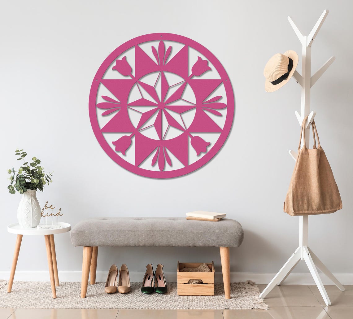 Die-cut Metal Amish Hex Sign for Your Modern Farmhouse or Barn Star- PA ...