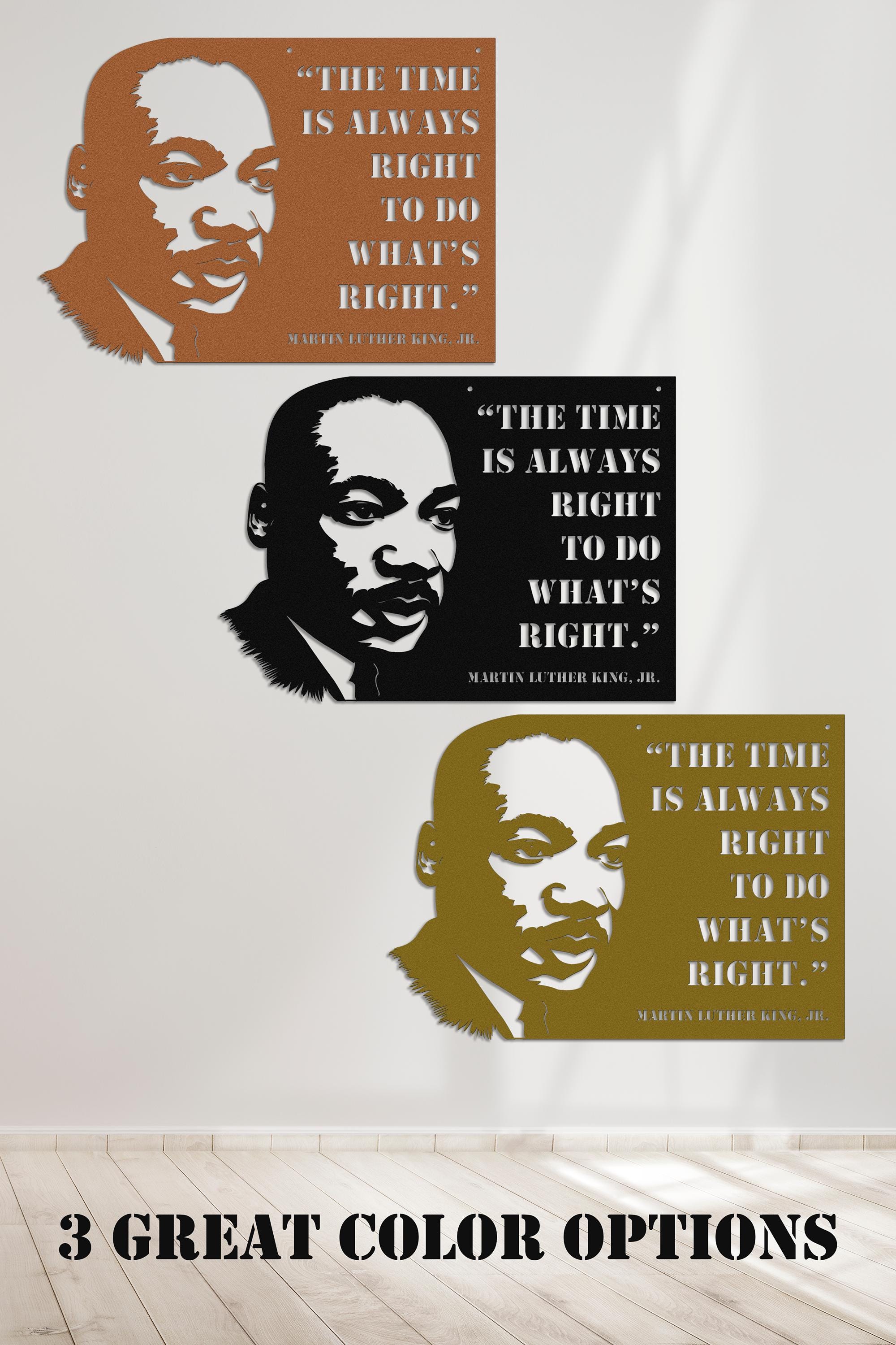 Martin Luther King, Jr. Inspirational Quote Metal Sign-laser Cut Metal ...