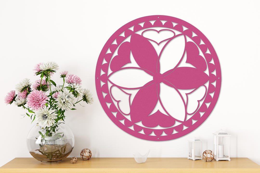 Metal PA Dutch Hex Sign-amish Folk Art-modern Farmhouse Artwork-amish ...