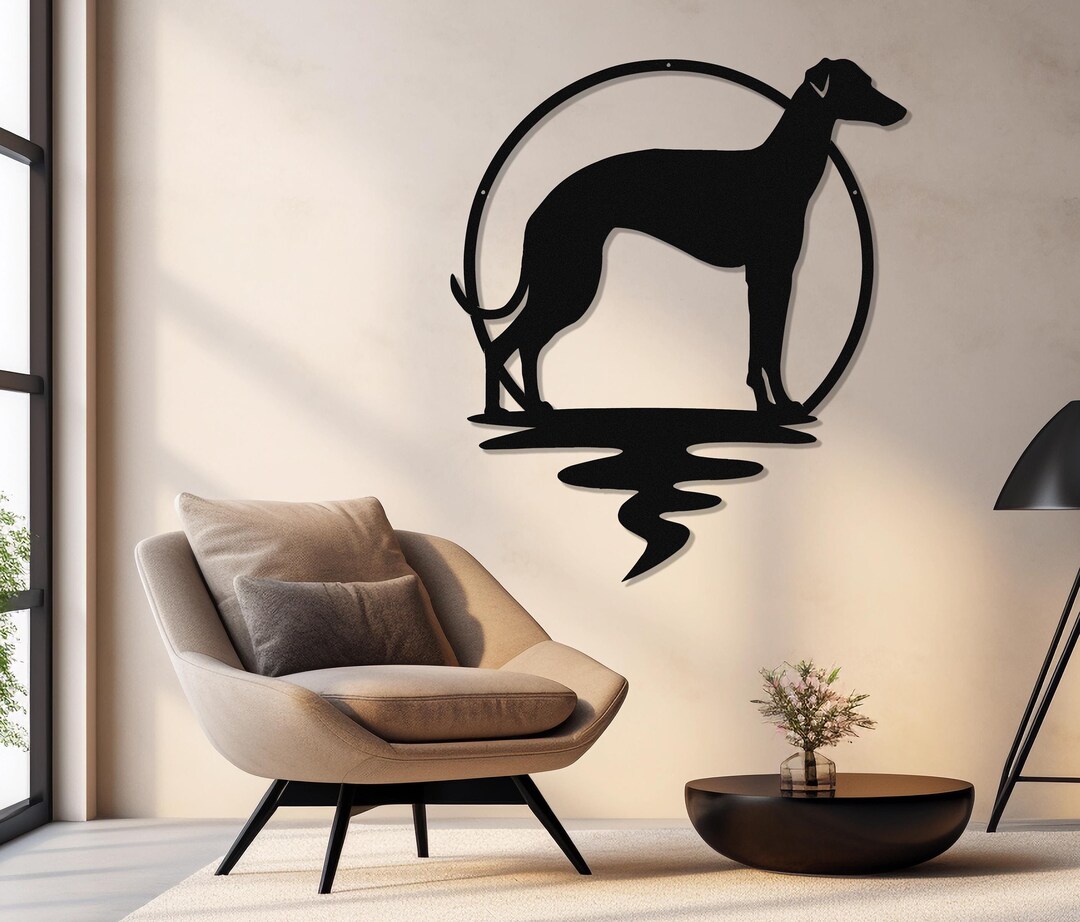 English Greyhound Laser Cut Metal Sign-dog Lover Christmas Gift ...