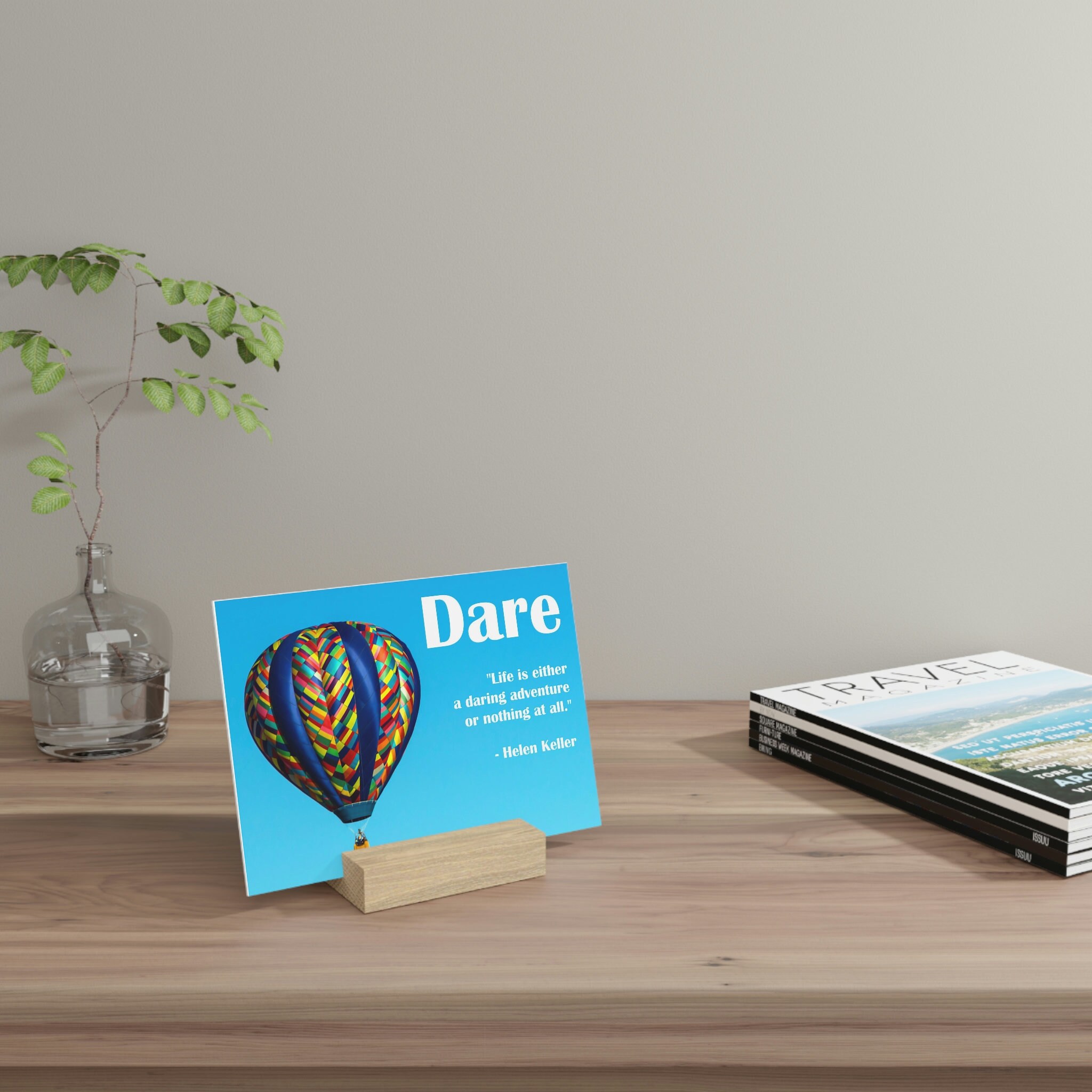 Bold and Inspirational Gallery Board With Stand. Lovely Photo - Etsy