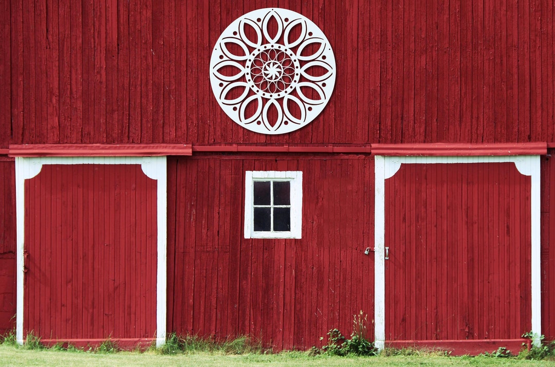Metal Amish Hex Sign for Barns-pennsylvania Dutch Barn Star-pa Dutch ...