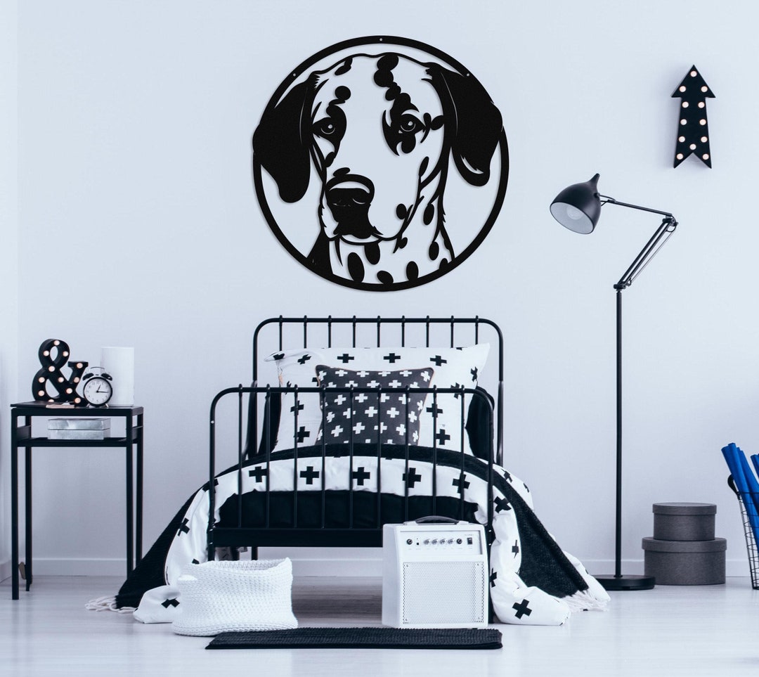 Metal Dalmatian Wall Art-dalmatian Dog Lover Gift-laser Cut Metal Sign ...