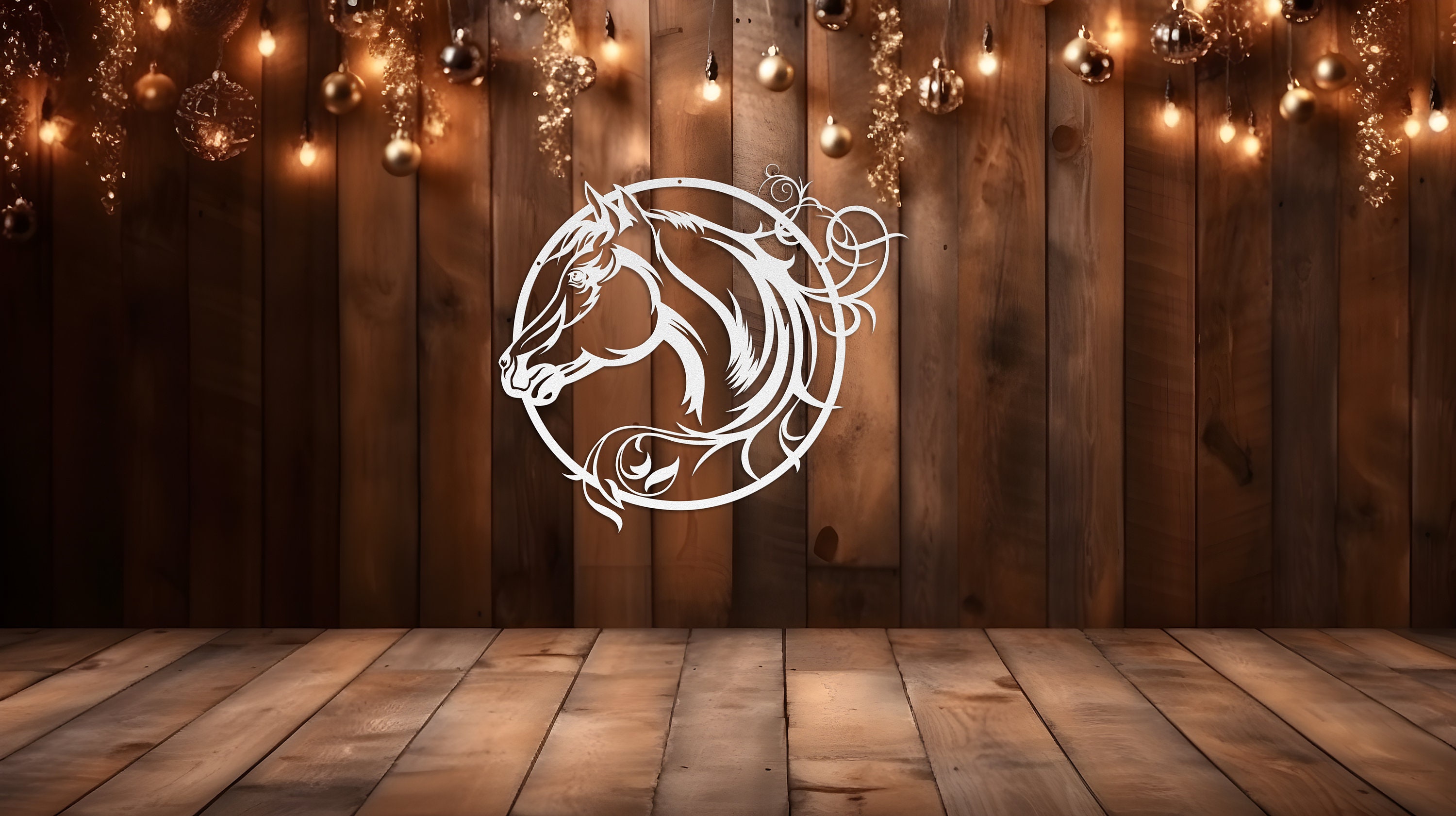 Die Cut Metal Horse Wall Art Elegant Horse Head Sign Great Horse Lovers ...