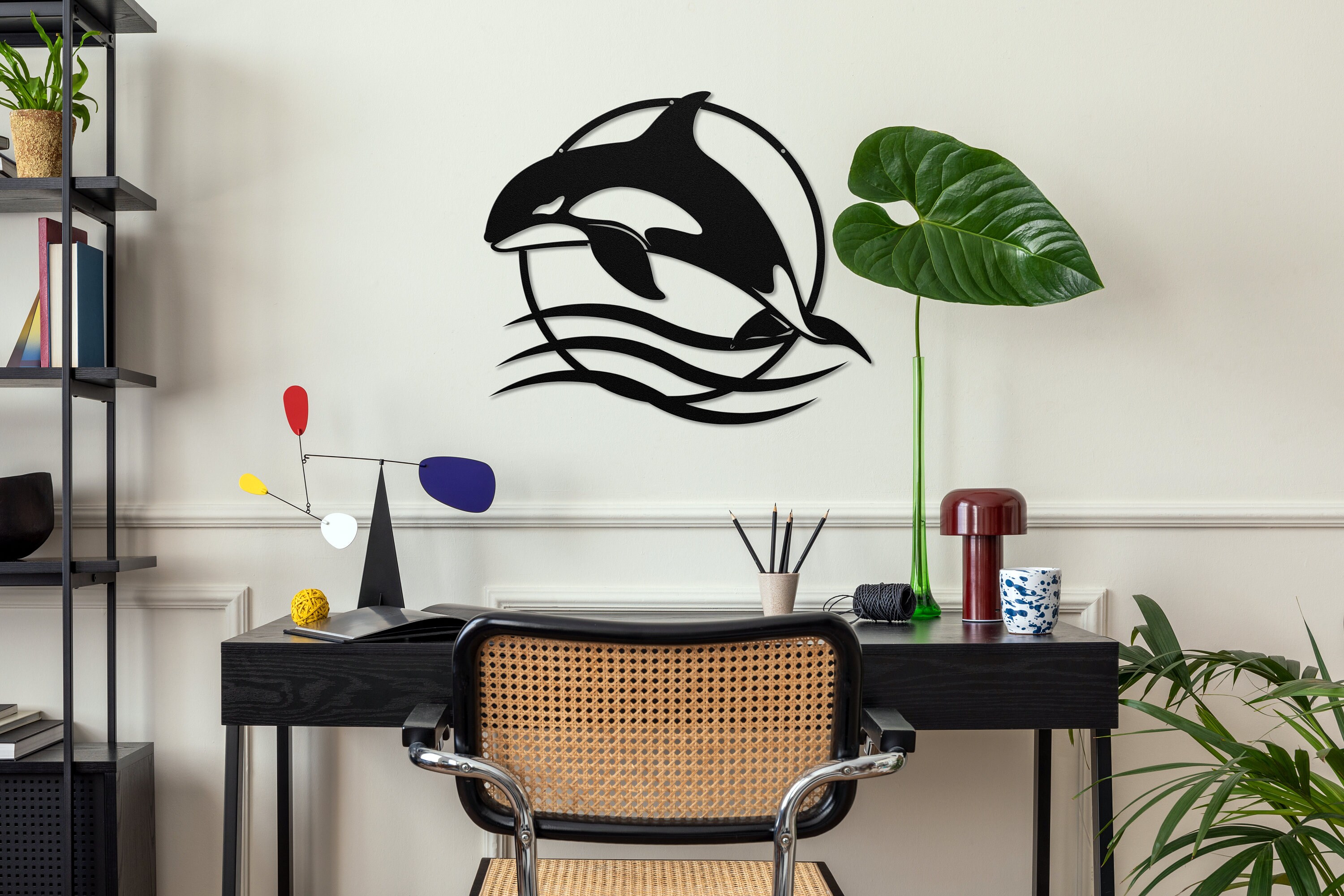 Die Cut Metal Orca Whale Wall Art, Our Killer Whale Art is Ideal for ...