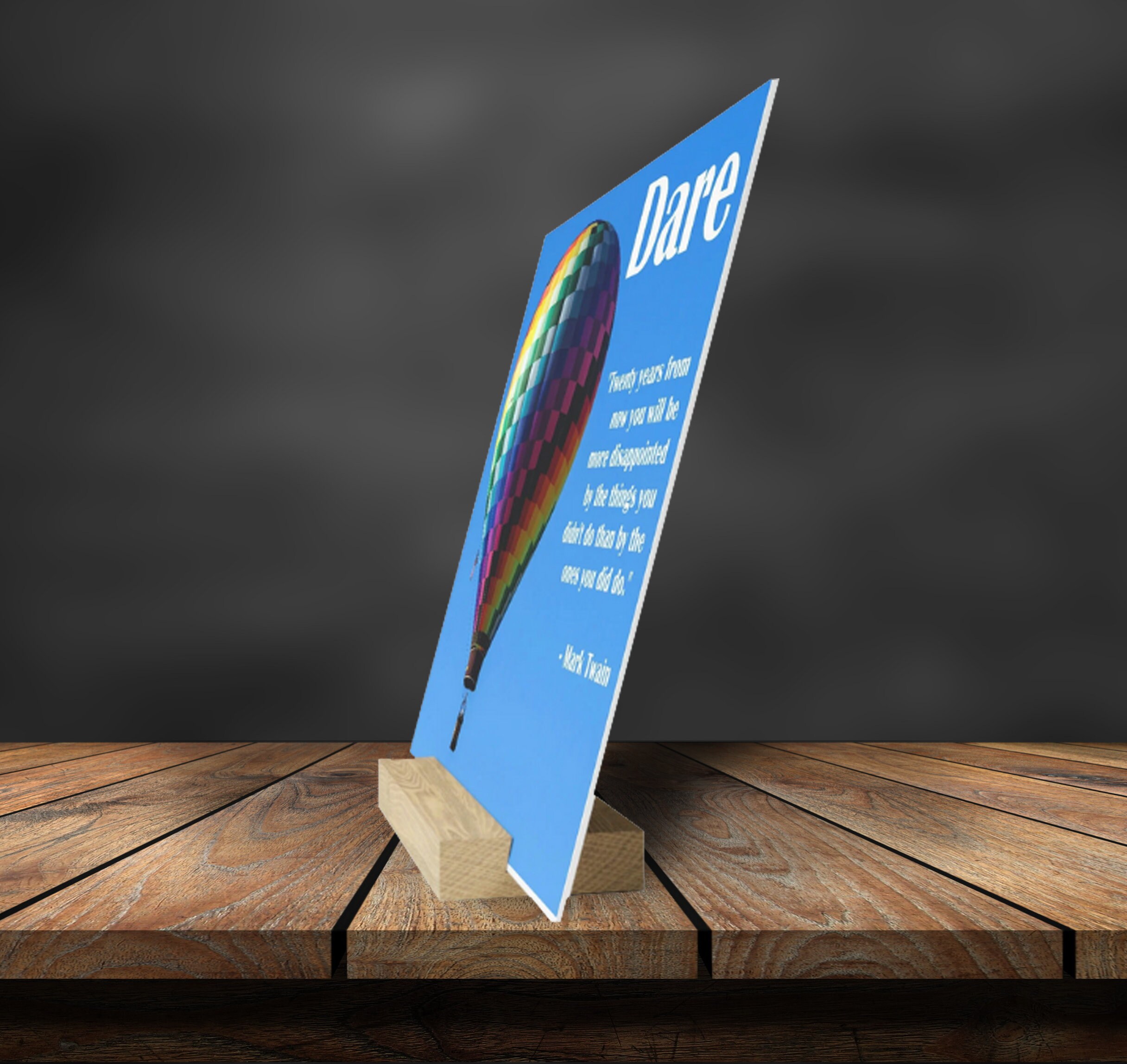 Beautiful and Inspirational Gallery Board With Stand. Lovely Photo and ...