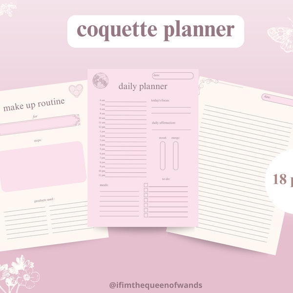 2024 Coquette Planner - Etsy