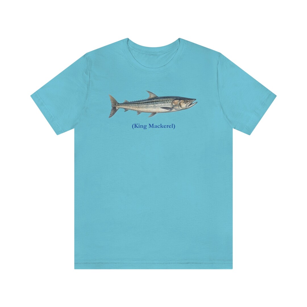 King Mackerel Fisherman Shirt - Etsy