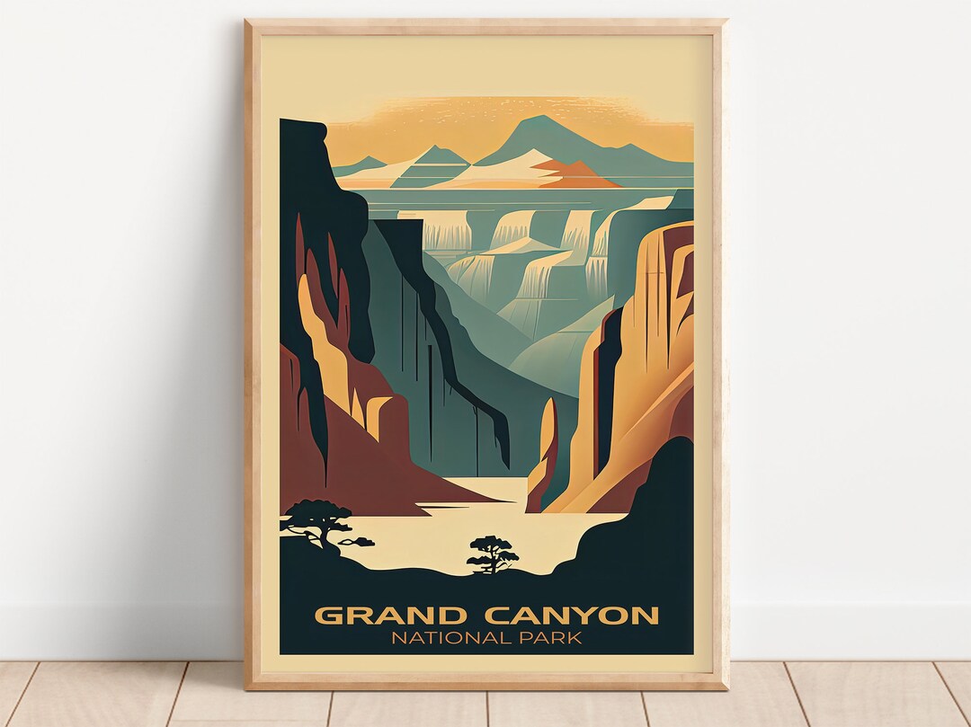 Grand Canyon National Park Poster, Printable Wall Art, Instant Digital ...