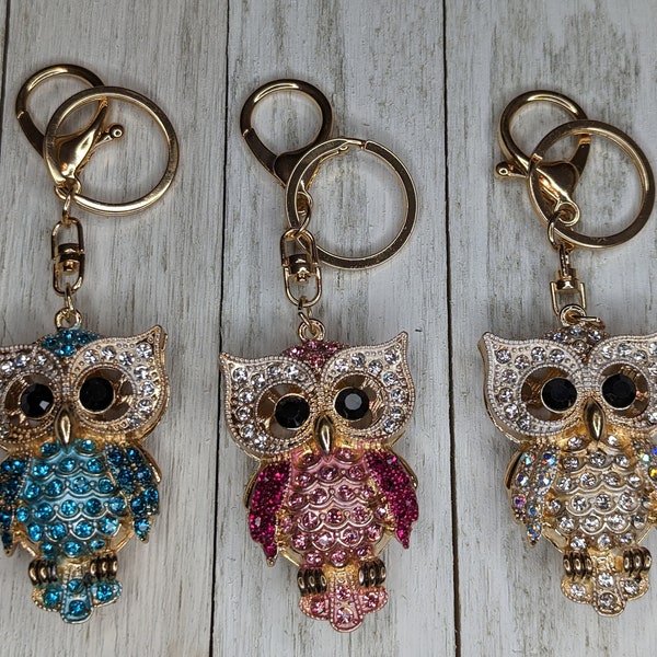 Owl Keychain - Etsy