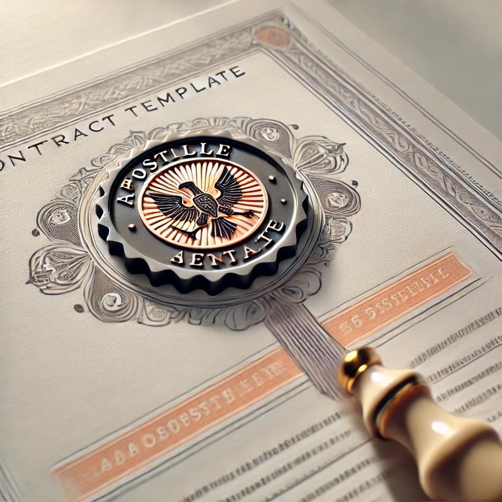 Notary Legal Apostille Contract Agreement Template - Etsy