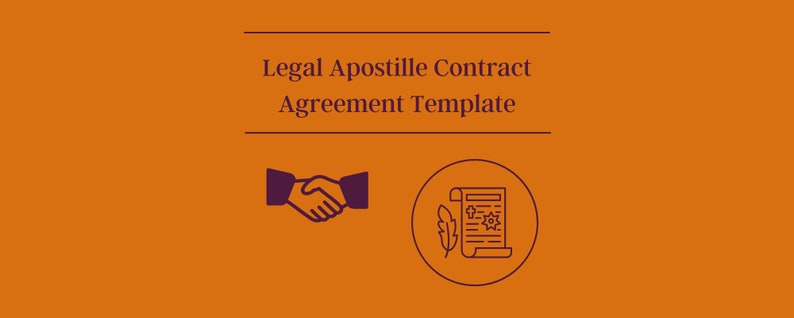Notary Legal Apostille Contract Agreement Template - Etsy