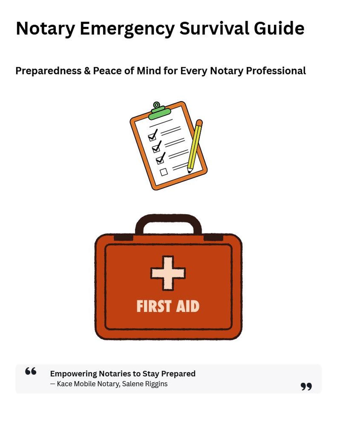 Notary Emergency Survival Kit: Your Guide to Preparedness and Peace of ...