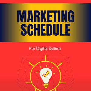 Etsy Marketing Schedule for Digital Product Sellers - Etsy