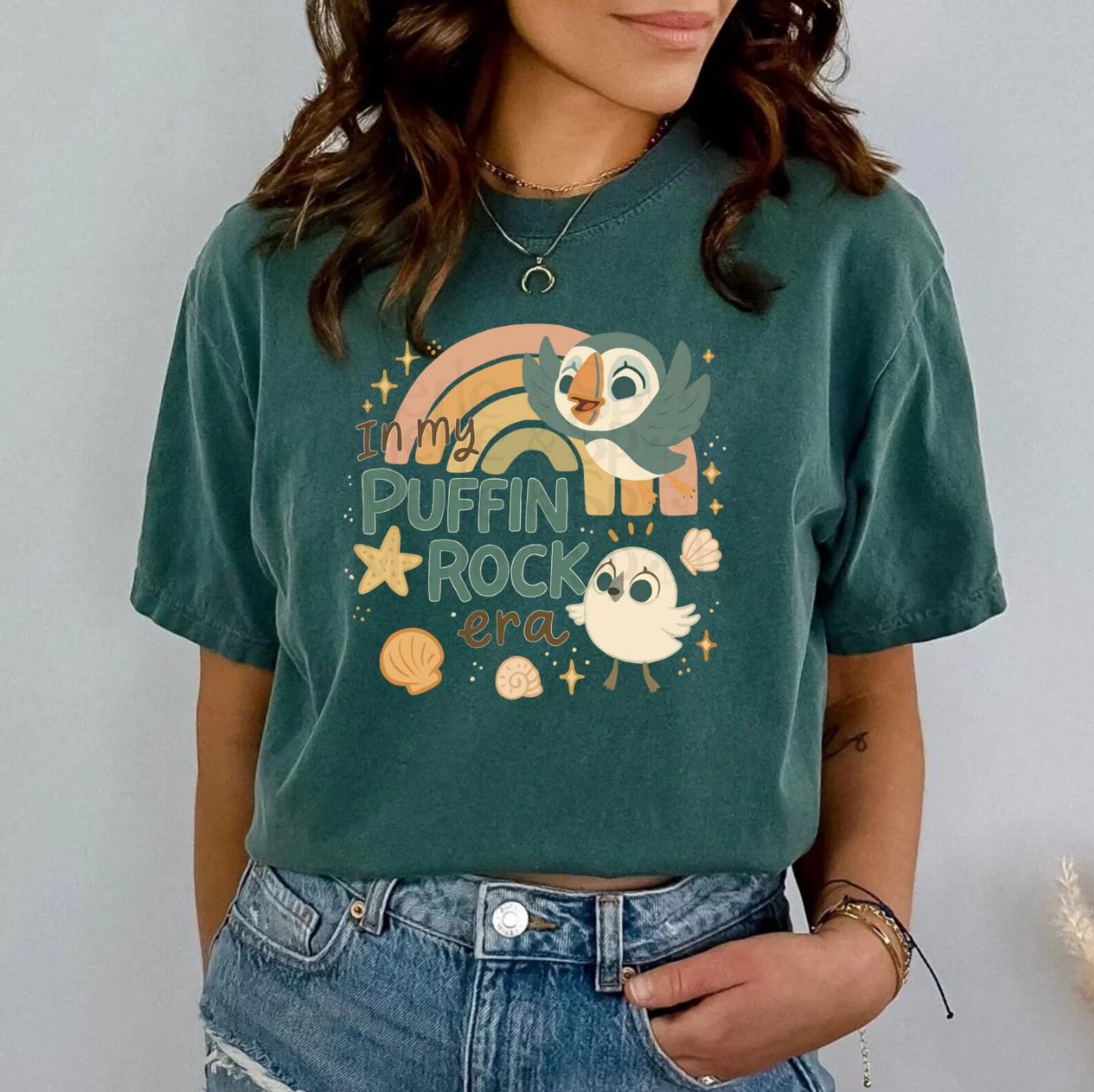 In My Puffin Rock Era Cotton Tee: Adult - Etsy