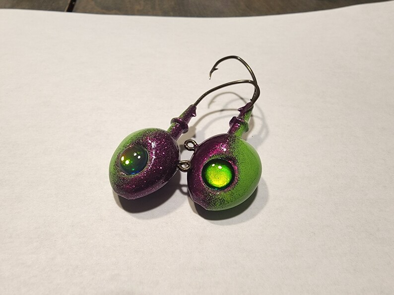 1 Oz Walleye Head Jig 3pk - Etsy