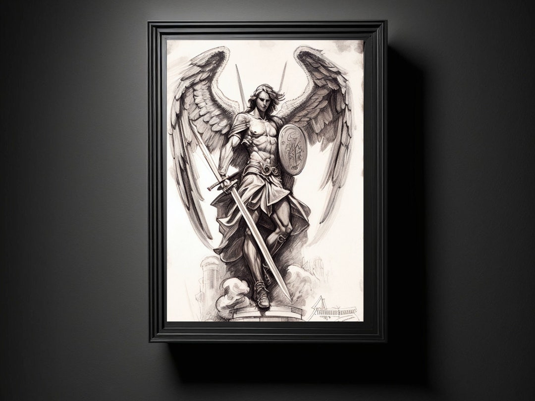 St Michael The Archangel Sketch
