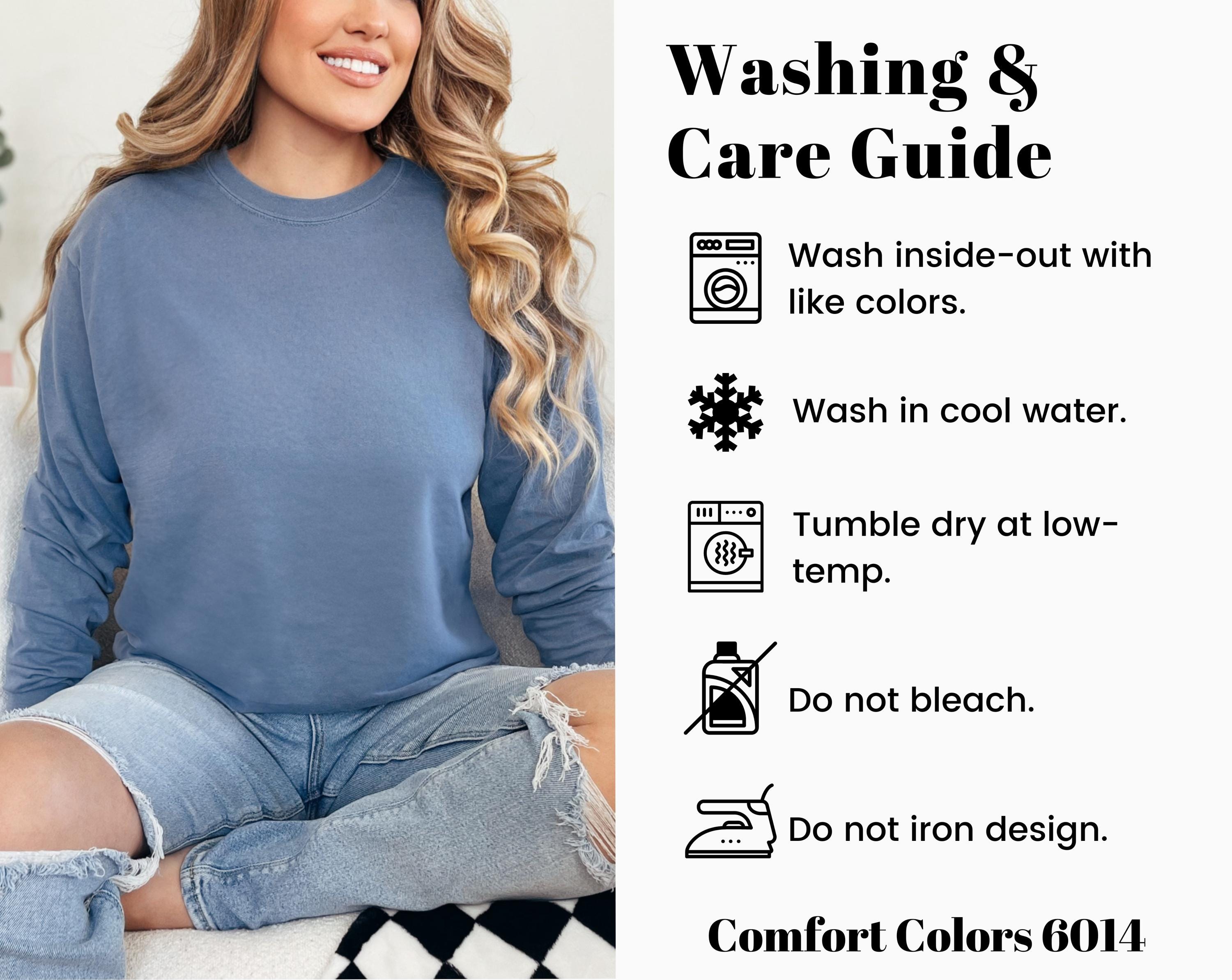 Comfort Colors Long Sleeve, Come Hell or High Water Hurricane Helene ...