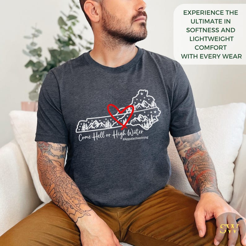 Come Hell or High Water Hurricane Helene Survivor Shirt NC VA TN ...
