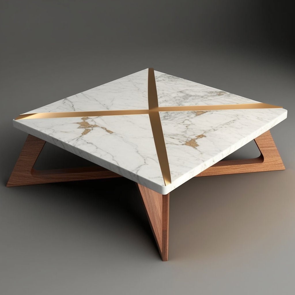 Marble Epoxy Decorative Table - Etsy